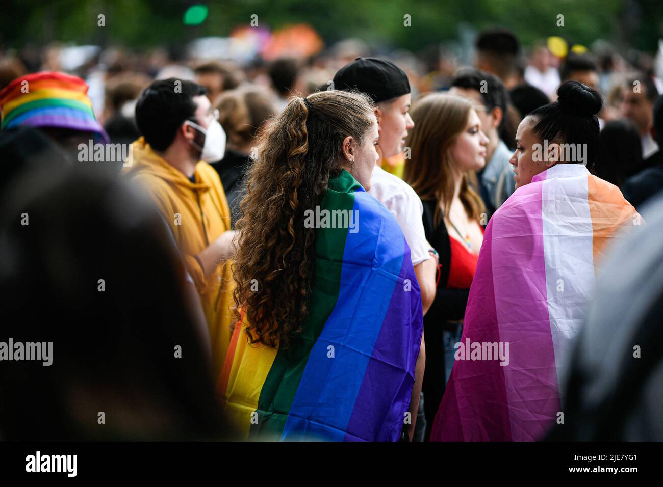 Thousands of LGBT members and their supporters take part in the Gay ...