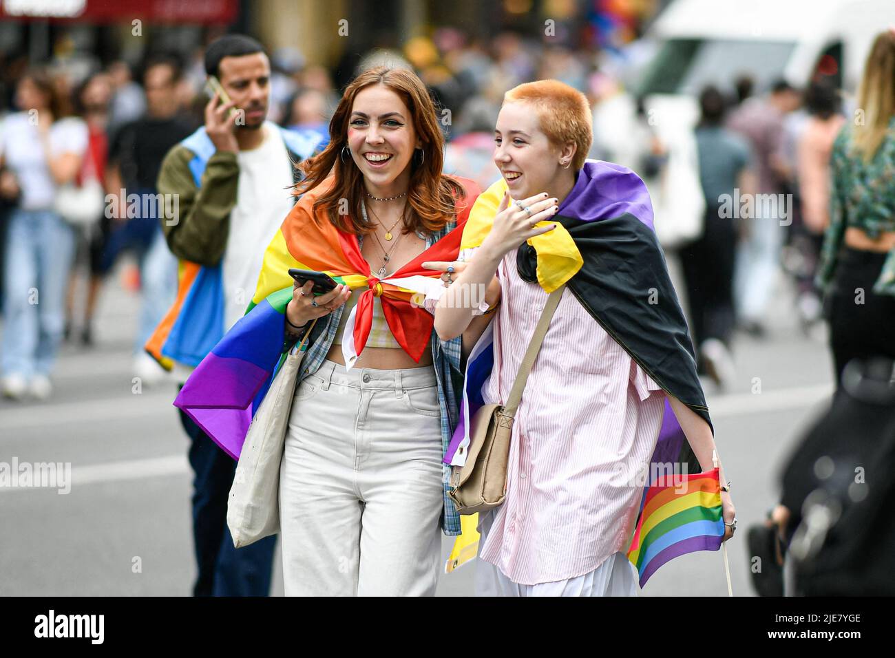 Thousands of LGBT members and their supporters take part in the Gay ...