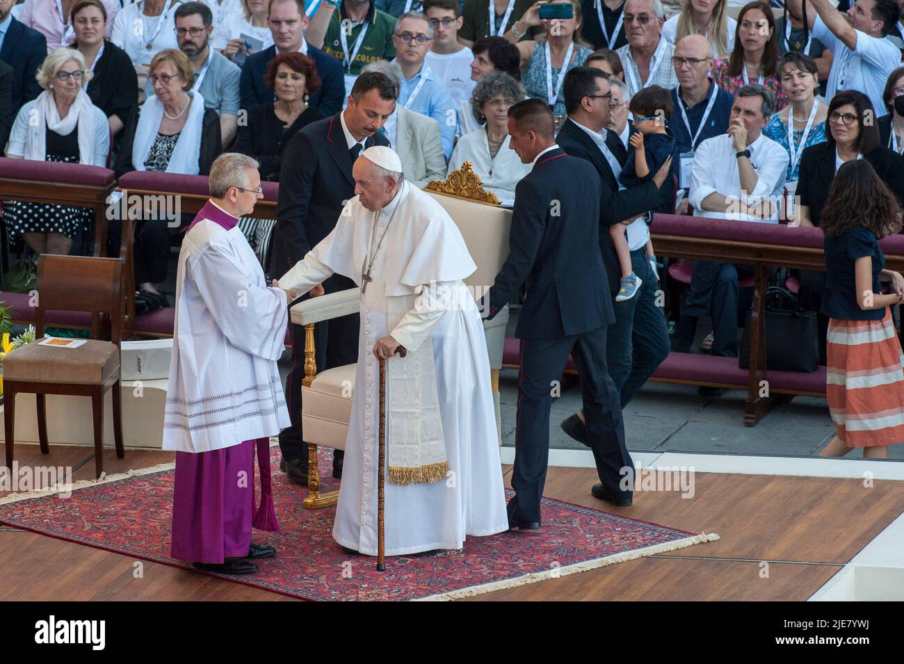 Rome, Italy. 25th June, 2022. Italy, Rome, Vatican, 22/06/25. Pope ...