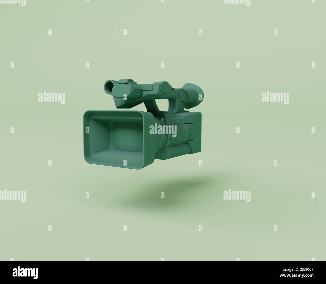 3d render of Professional Camcorder video camera, 3d illustration ...