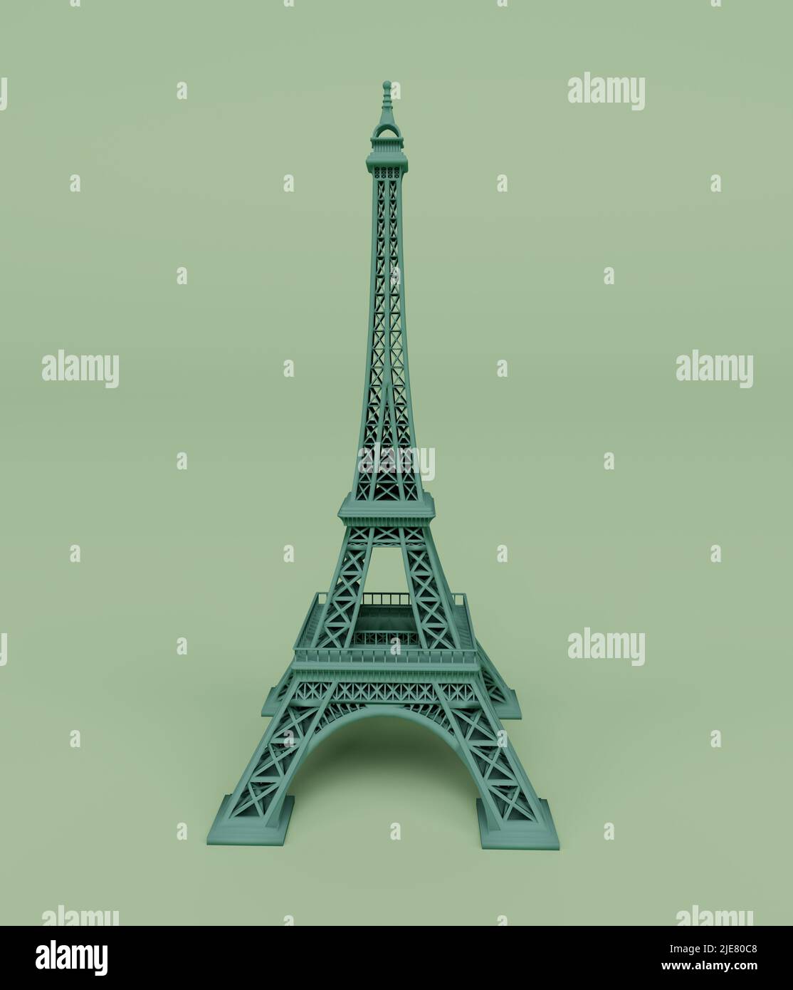 3d paris eiffel tower symbol hi-res stock photography and images - Alamy