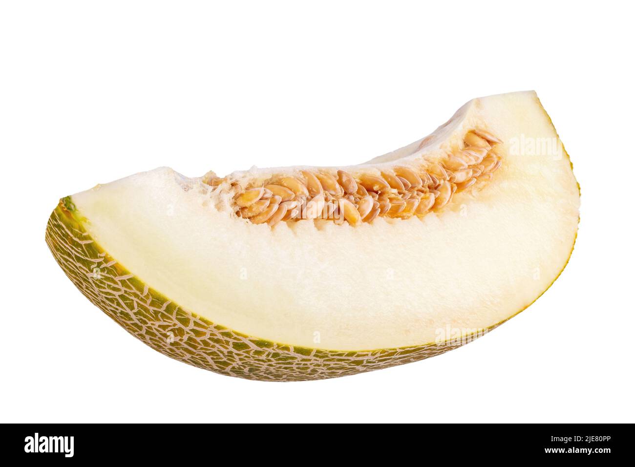 Yellow melon isolated on white background. Clipping Path. Full depth of ...