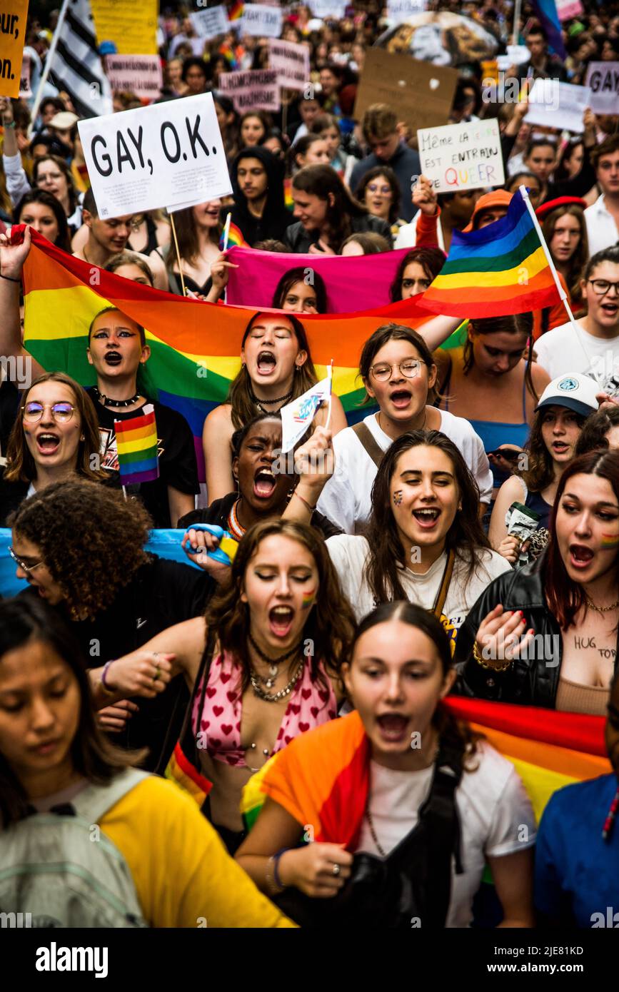 Thousands of LGBT members and their supporters take part in the Gay ...