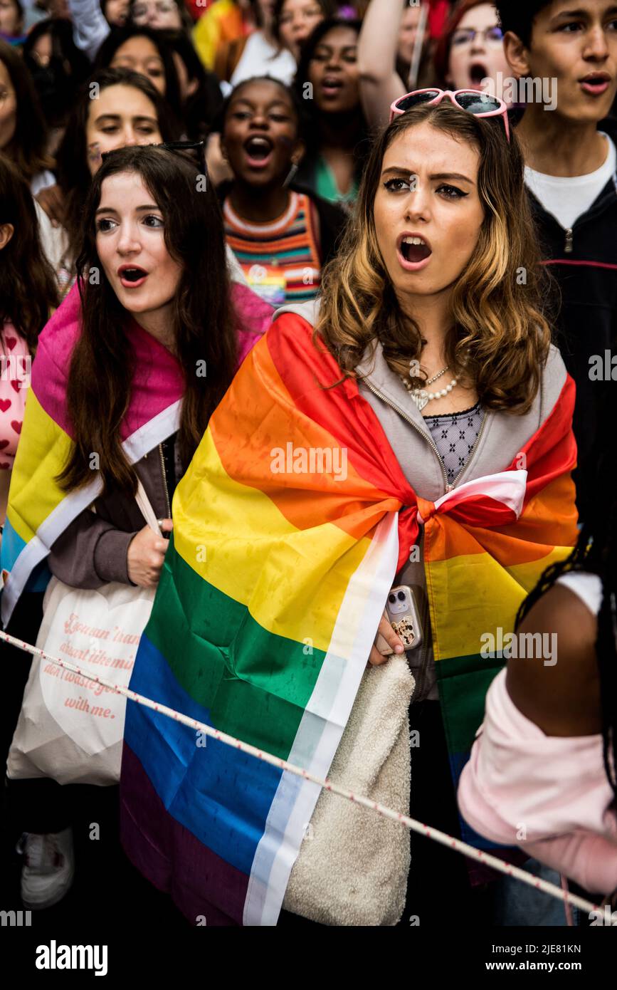 Thousands of LGBT members and their supporters take part in the Gay ...