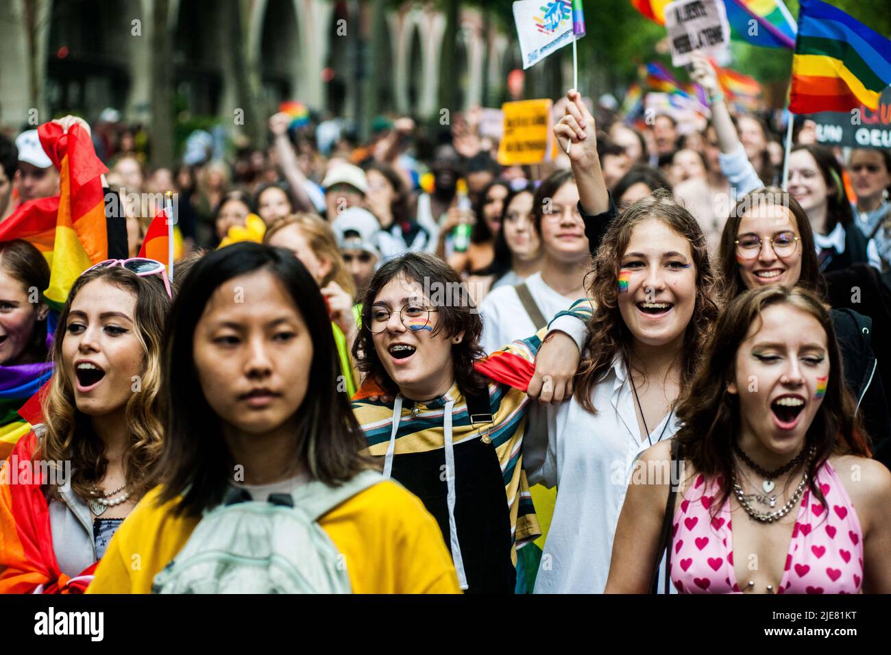 Thousands of LGBT members and their supporters take part in the Gay ...