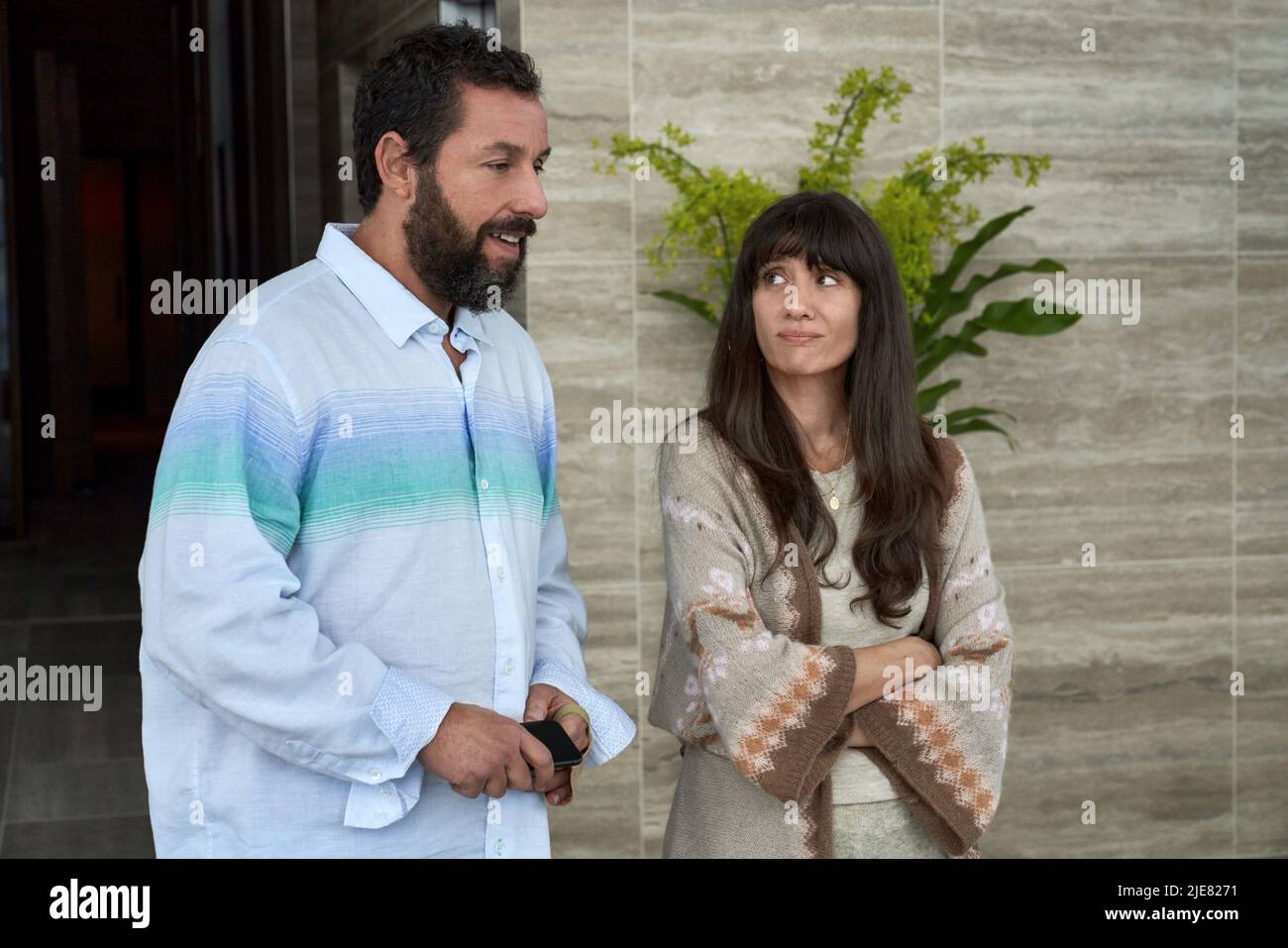 ADAM SANDLER and MARIA BOTTO in HUSTLE (2022), directed by JEREMIAH ...