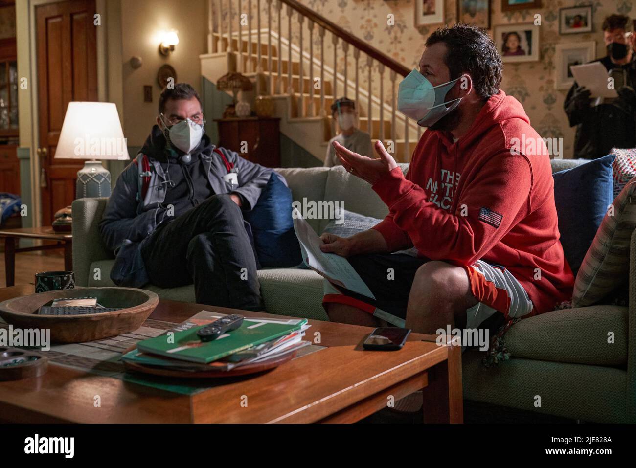 ADAM SANDLER and JEREMIAH ZAGAR in HUSTLE (2022), directed by JEREMIAH ...