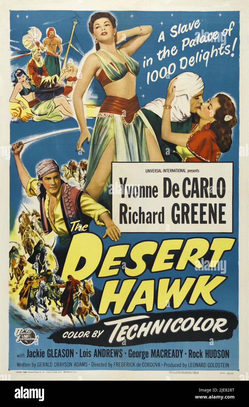 THE DESERT HAWK (1950), directed by FREDERICK DE CORDOVA Stock Photo ...