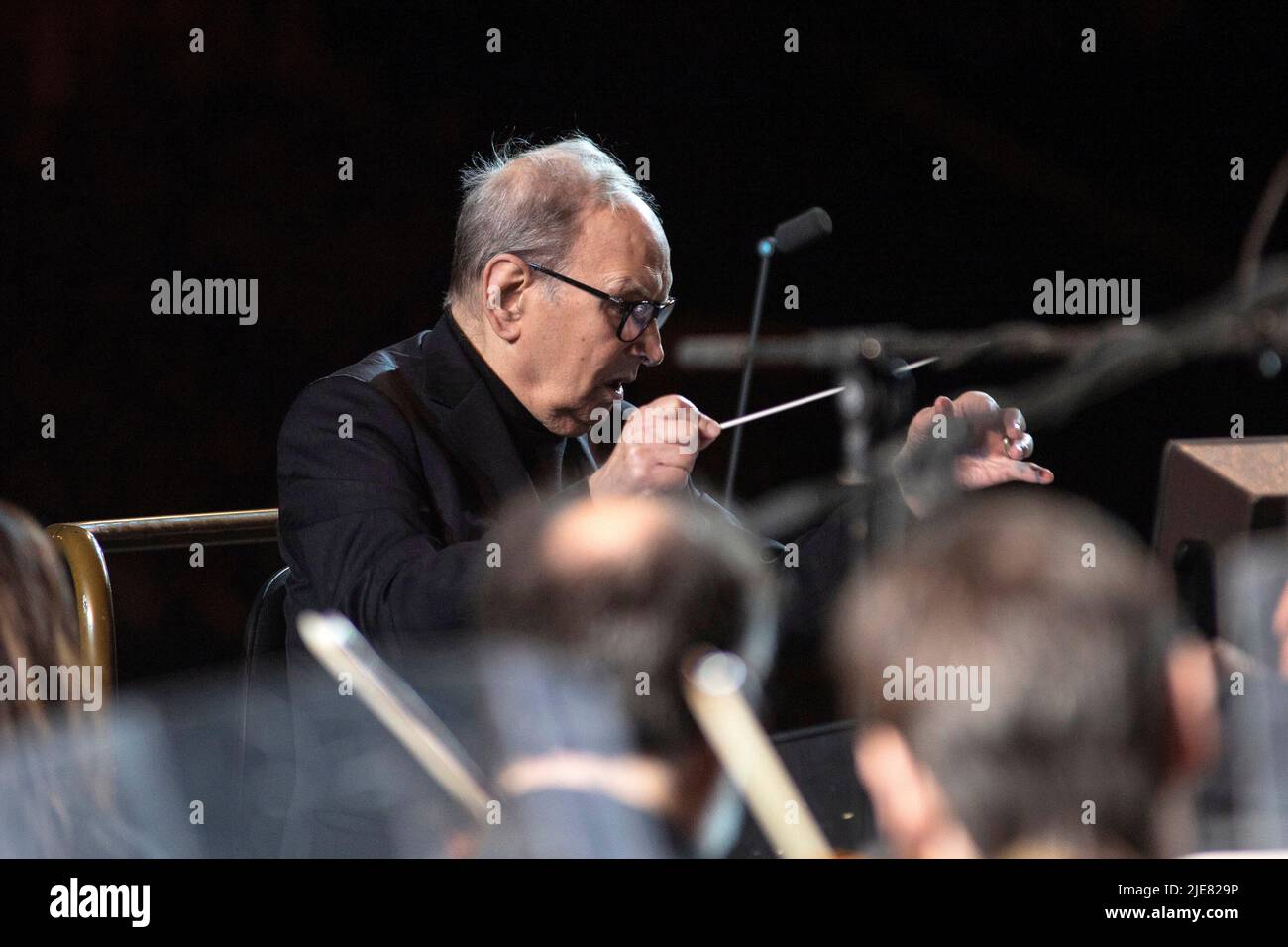 ENNIO MORRICONE in ENNIO (2021), directed by GIUSEPPE TORNATORE. Credit ...