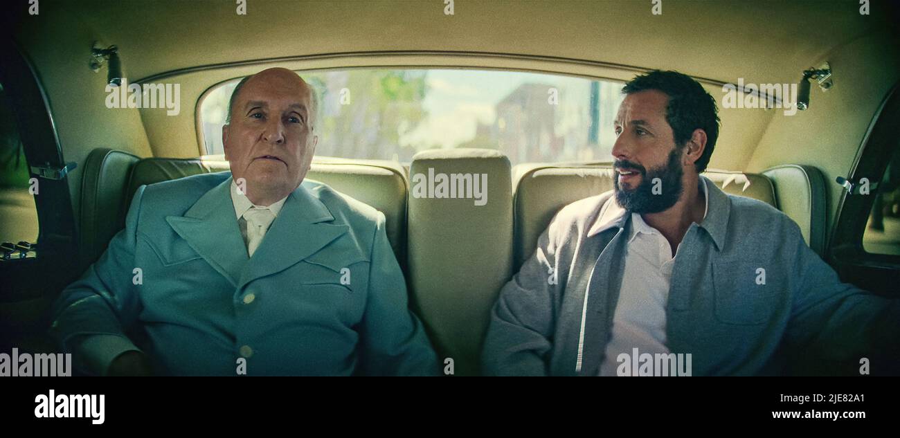 ROBERT DUVALL and ADAM SANDLER in HUSTLE (2022), directed by JEREMIAH ...