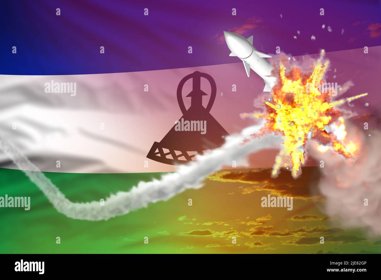 Lesotho intercepted supersonic missile, modern antirocket destroys ...