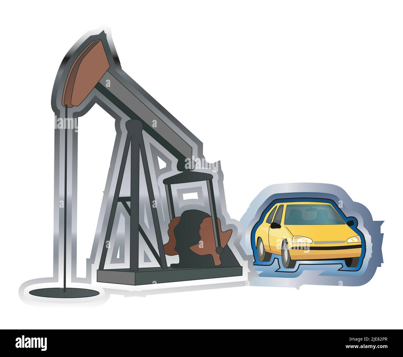 Hydrocarbon transportation Cut Out Stock Images & Pictures - Alamy