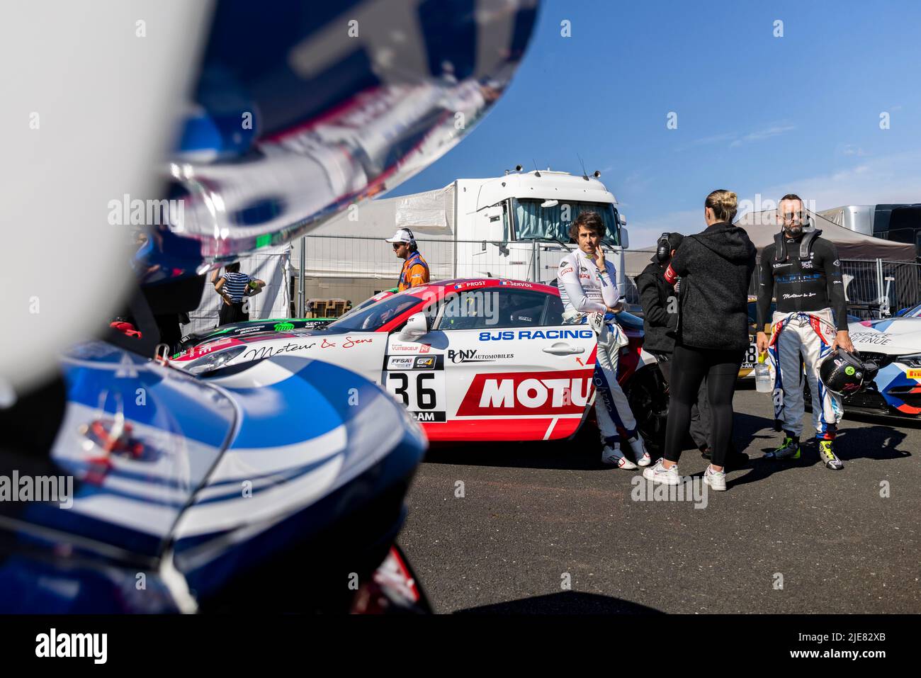 PROST Nicolas, CMR, Alpine A110 GT4, portrait during the 3rd round of ...