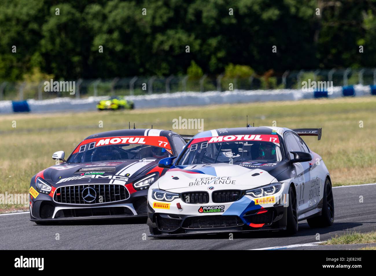 77 ALANIS Eric, DE MARTIN Alberto, NM Racing Team, Mercedes-AMG GT4, 17 ...