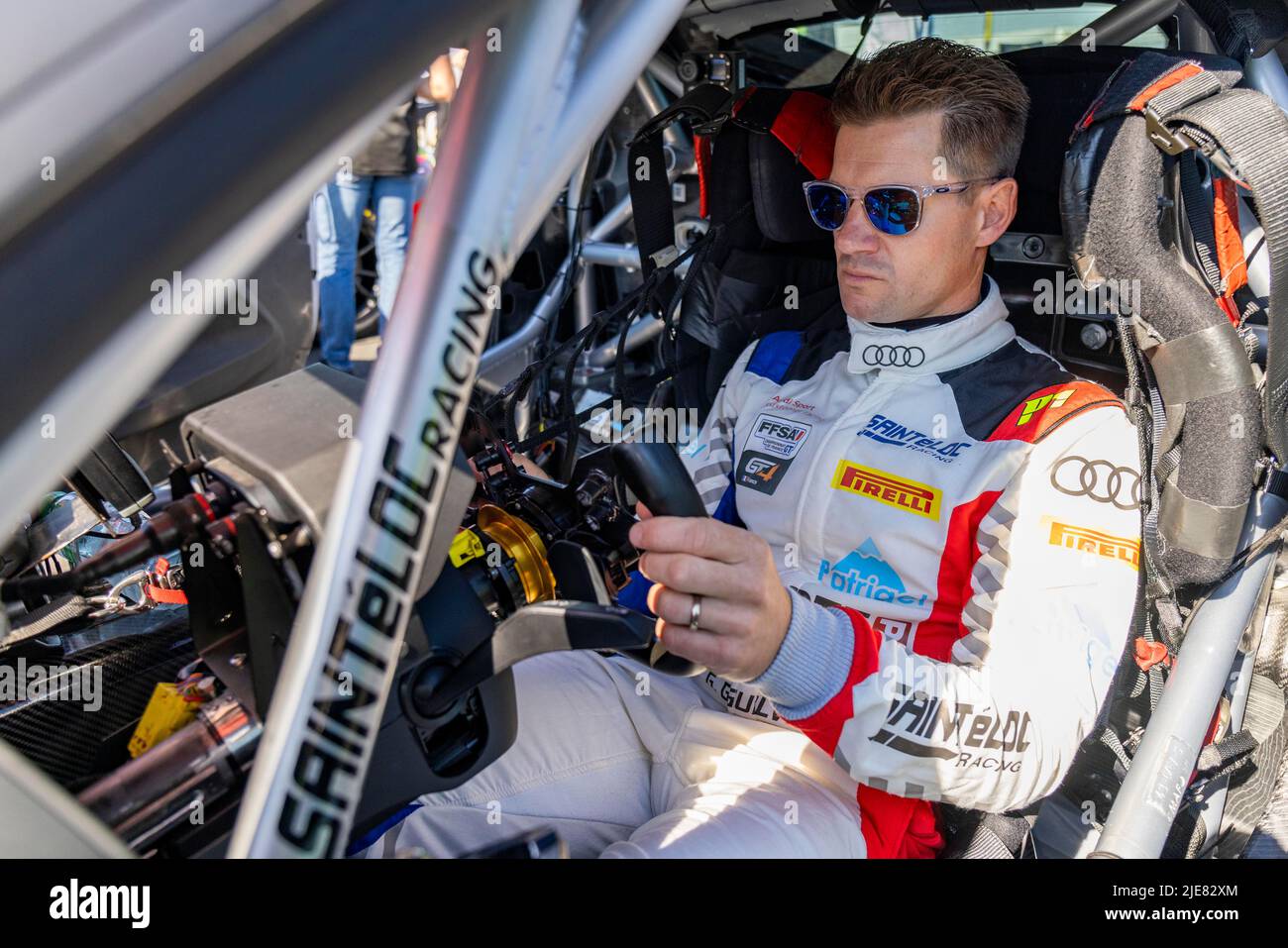 GUILVERT Gregory, Saintéloc Racing, Audi R8 LMS GT4, portrait during ...