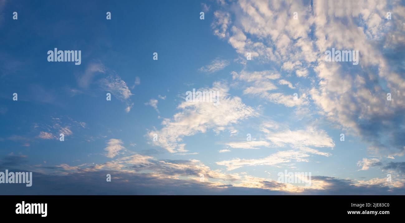 Perfect blue sky and clouds Stock Photo - Alamy