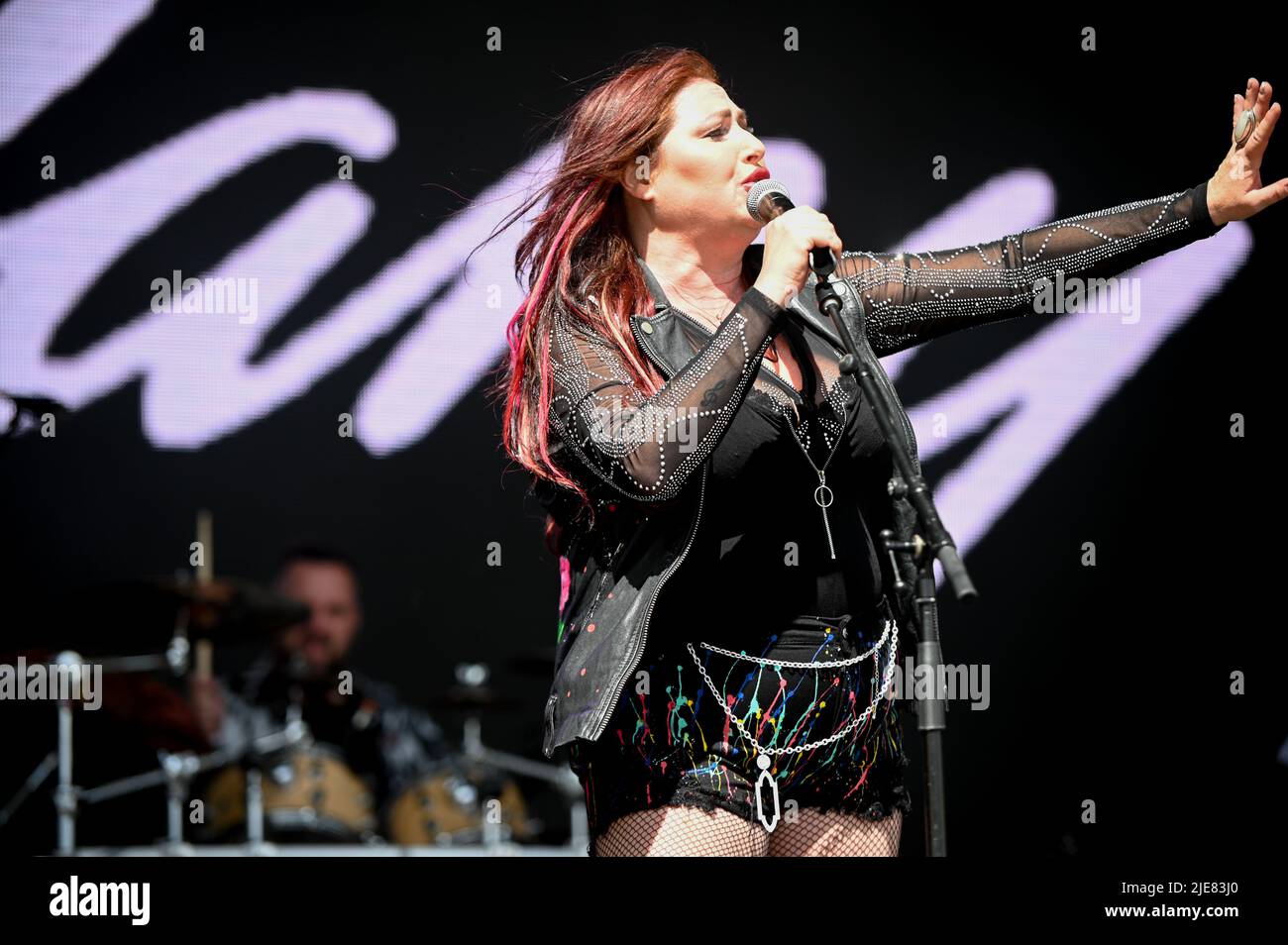 June 25, 2022, Leeds, South Yorkshire, U.K: Tiffany , Performing at ...