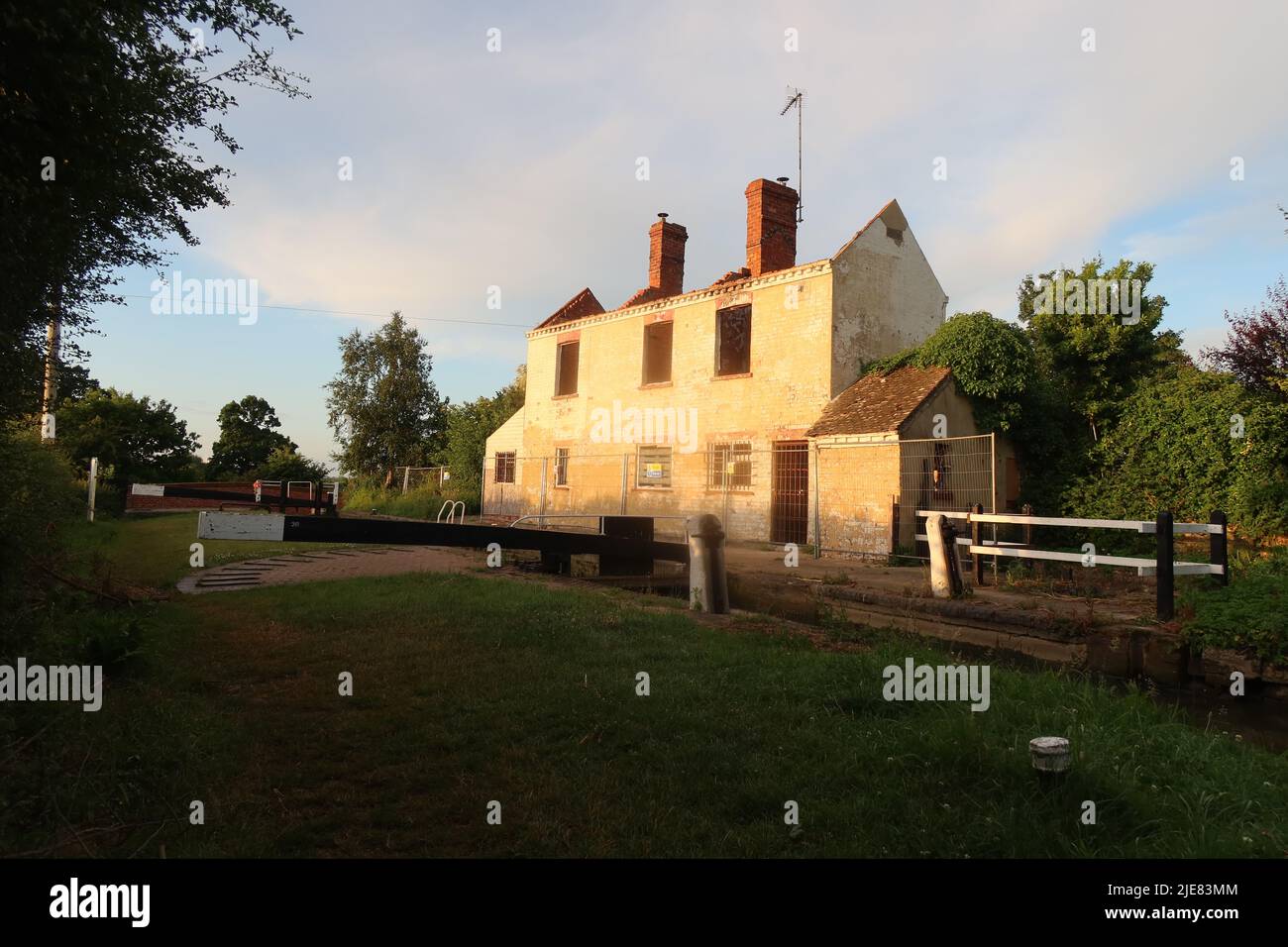 Grants lock keepers cottage number 30 house fire remains. Early summer ...