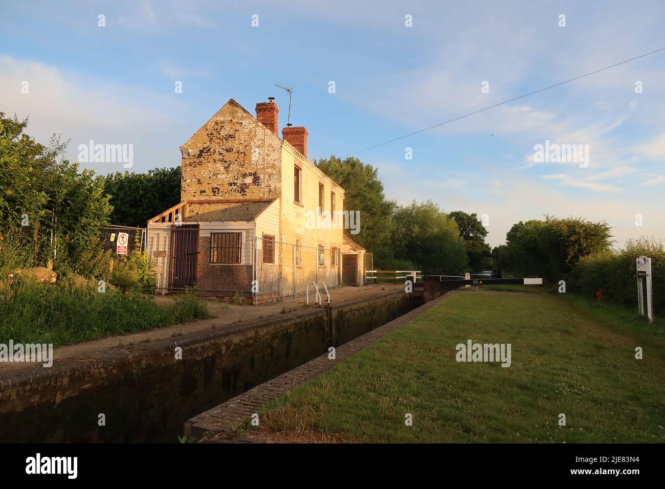 Grants lock keepers cottage number 30 house fire remains. Early summer ...