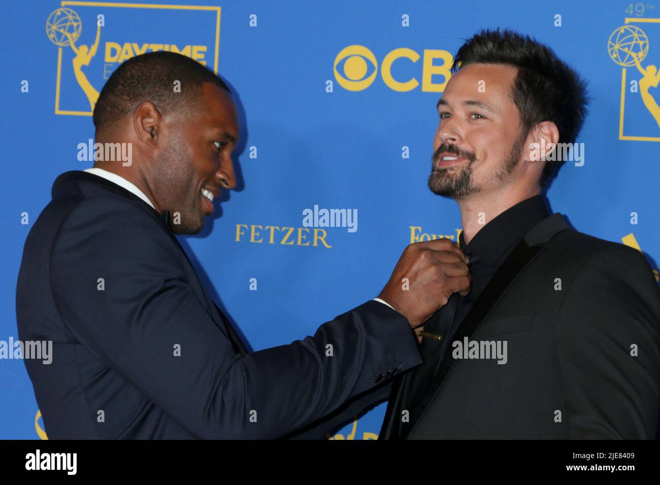 LOS ANGELES - JUN 24: Lawrence Saint-Victor, Matthew Atkinson at the ...