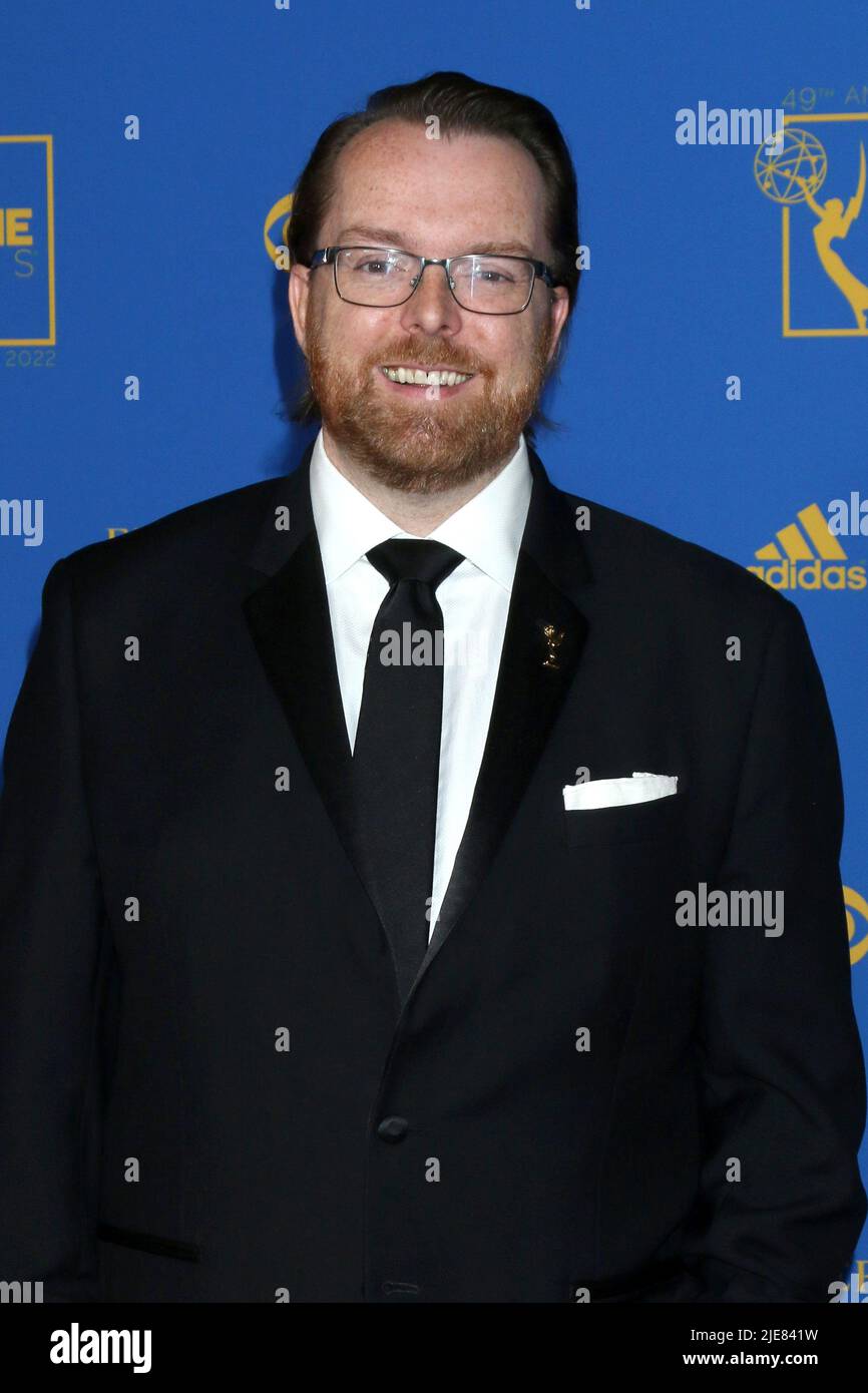 LOS ANGELES - JUN 24: Adam Sharp at the 49th Daytime Emmys Awards at ...