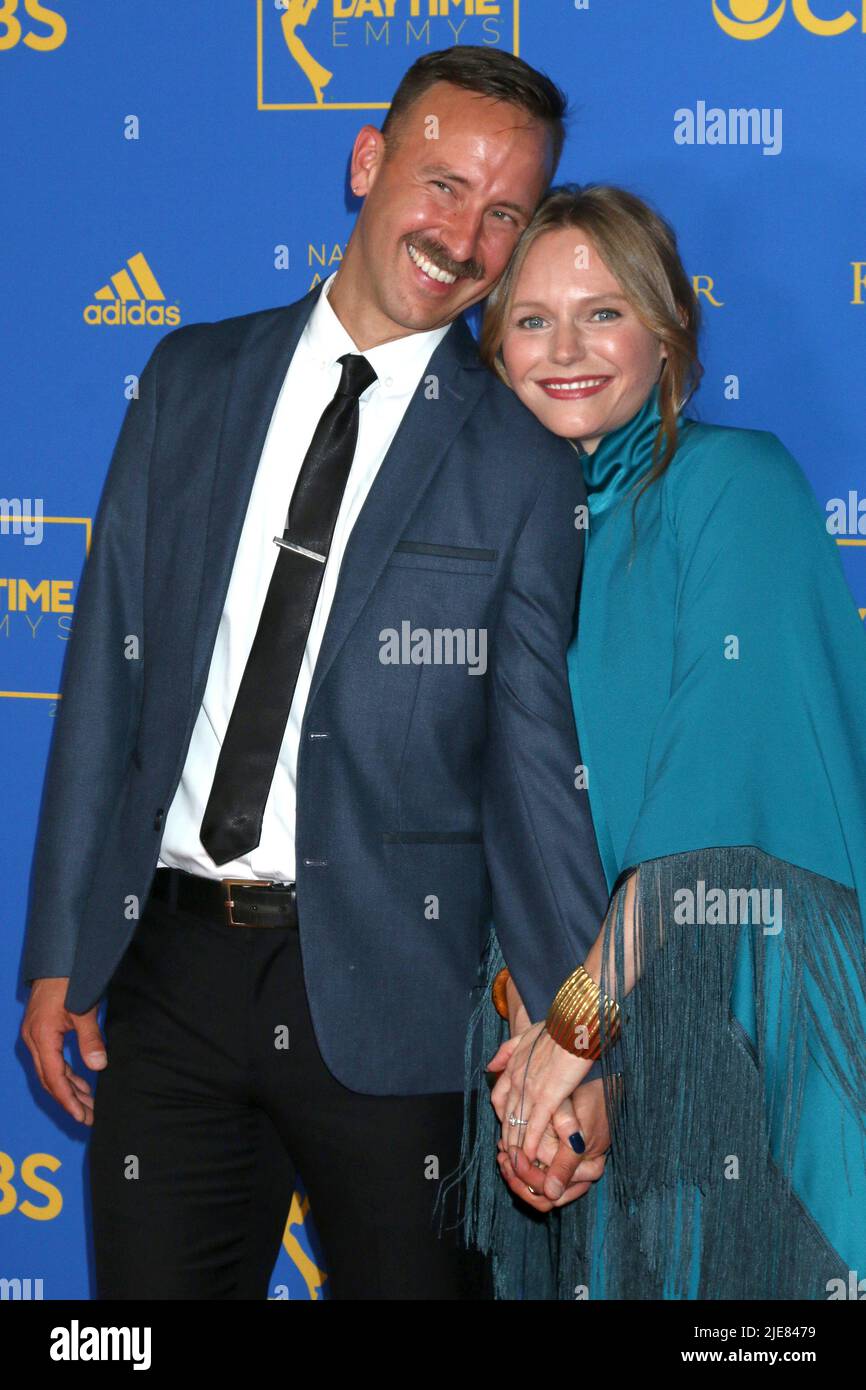 LOS ANGELES - JUN 24: Marci Miller, Ryan Matteson at the 49th Daytime ...