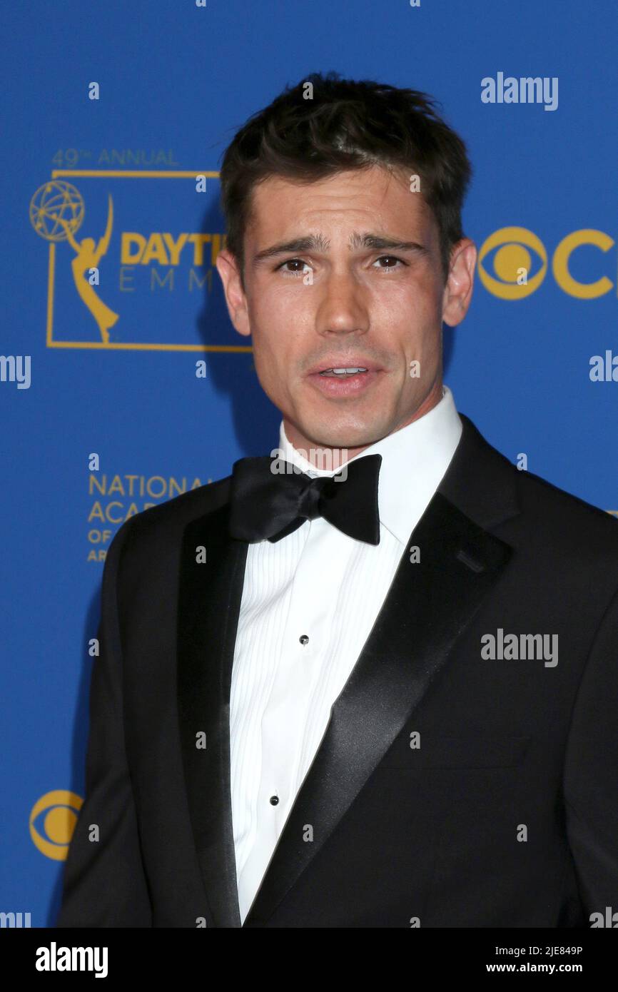 LOS ANGELES - JUN 24: Tanner Novlan at the 49th Daytime Emmys Awards at ...