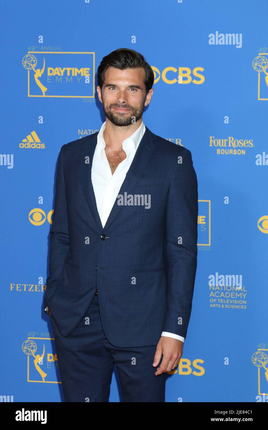 LOS ANGELES - JUN 24: Joshua Swickard at the 49th Daytime Emmys Awards ...