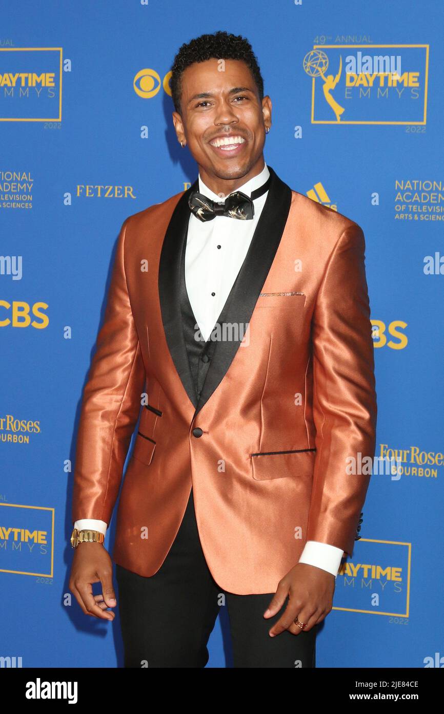 LOS ANGELES - JUN 24: Tajh Bellow at the 49th Daytime Emmys Awards at ...
