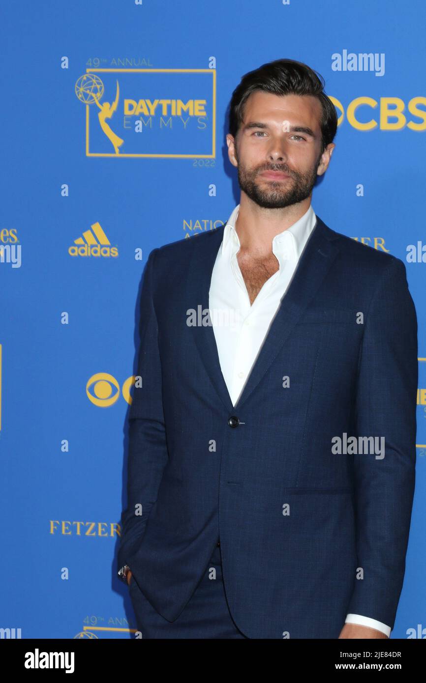 LOS ANGELES - JUN 24: Joshua Swickard at the 49th Daytime Emmys Awards ...
