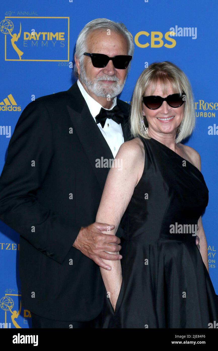 LOS ANGELES - JUN 24: John McCook, Laurette Spang McCook at the 49th ...