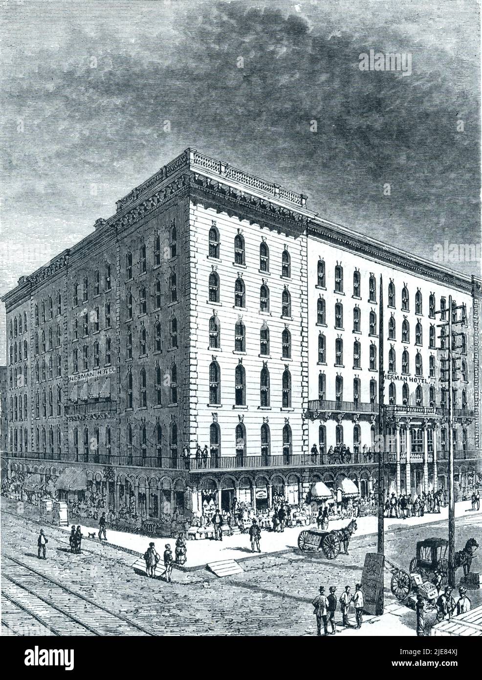 Chicago skyscraper 19th hi-res stock photography and images - Alamy