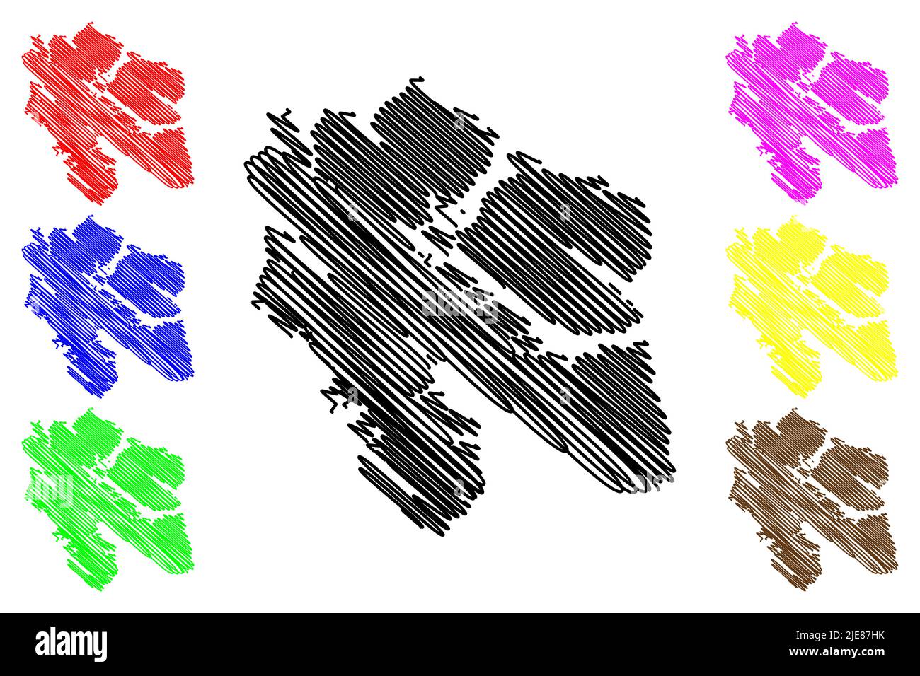 Alexander archipelago map hi-res stock photography and images - Alamy