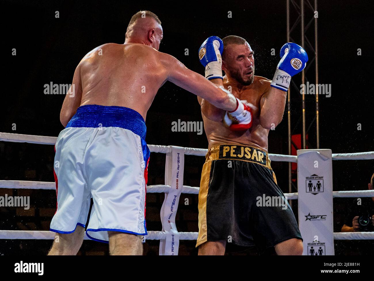 Usti Nad Labem, Czech Republic. 25th June, 2022. From left Czech ...