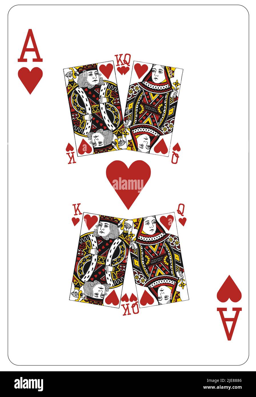 Love king queen card hi-res stock photography and images - Alamy