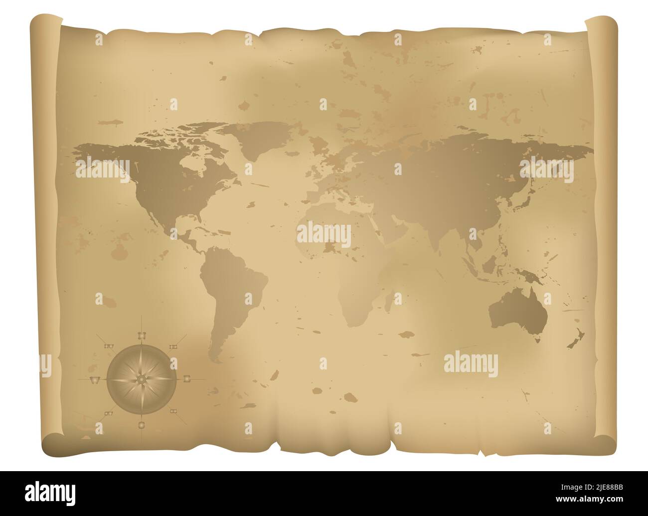 Ancient explorer map hi-res stock photography and images - Alamy