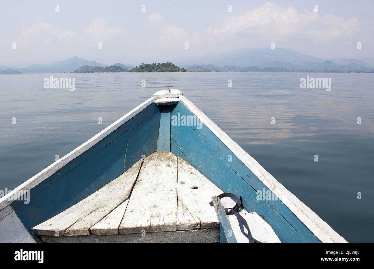 Rwanda lake kivu boat hi-res stock photography and images - Alamy