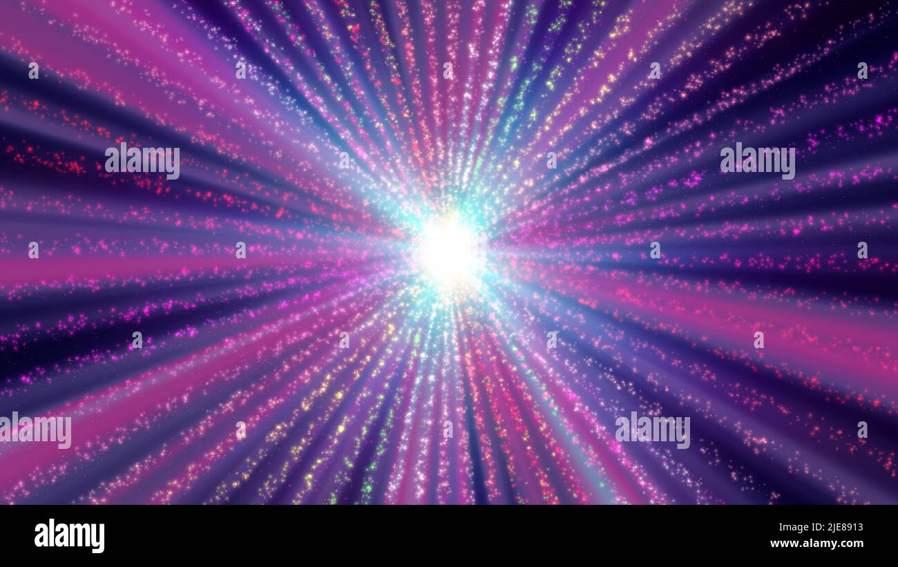 particle laser light color ray illustration render Stock Photo - Alamy
