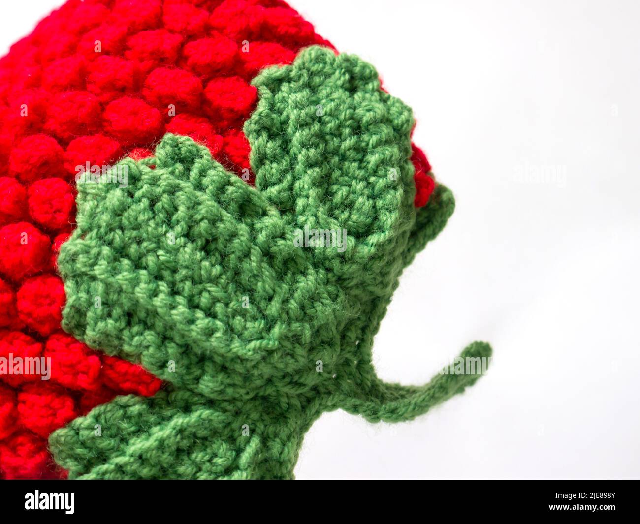 The vintage handmade Knitting patterns Strawberry Stock Photo - Alamy