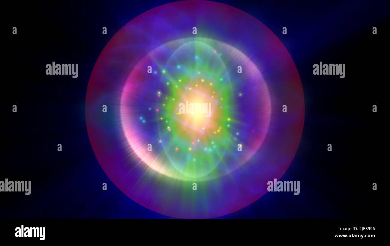 atom light ray glow abstract, 3d render illustration Stock Photo - Alamy