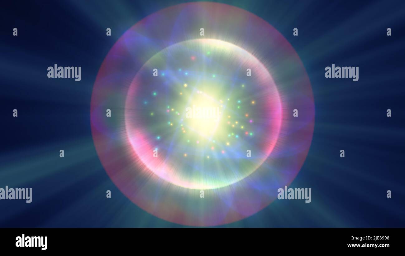 atom light ray glow abstract, 3d render illustration Stock Photo - Alamy