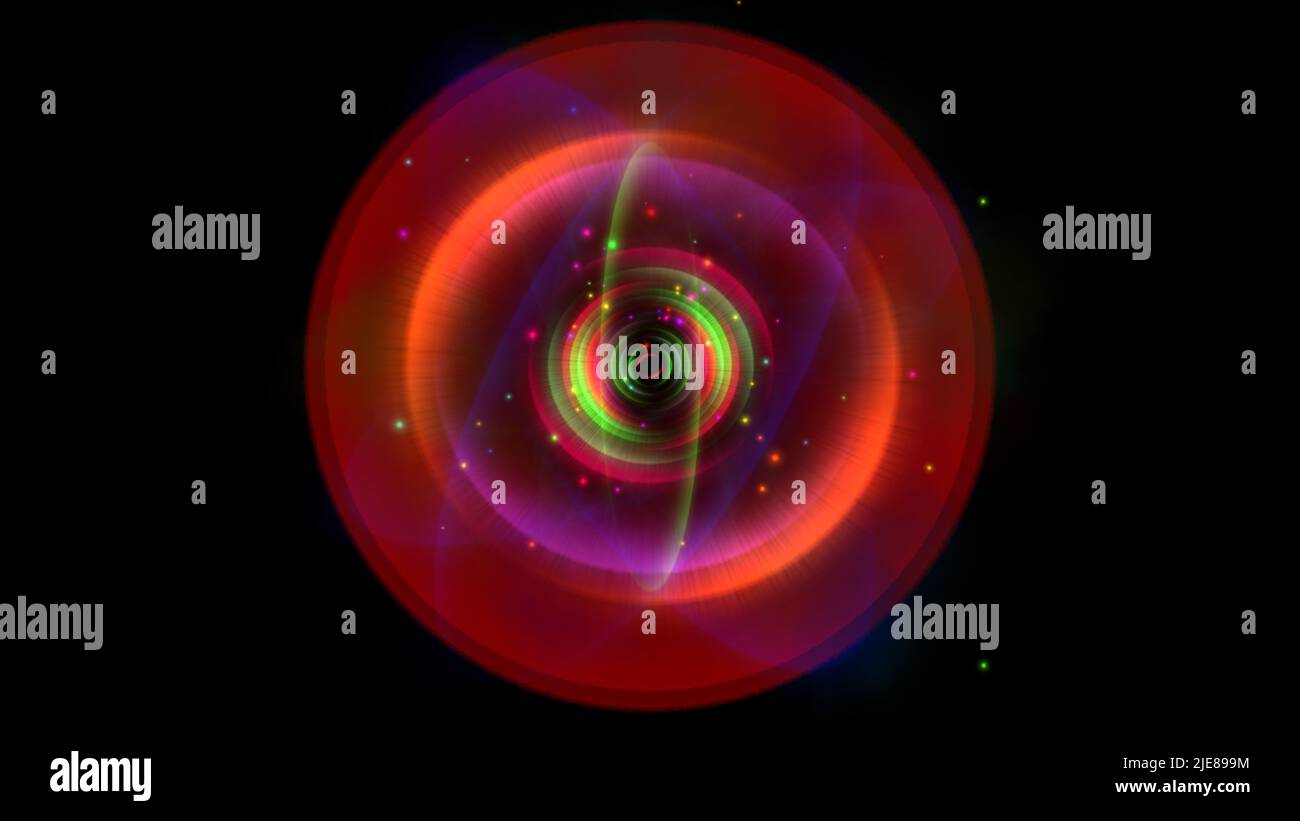 atom light ray glow abstract, 3d render illustration Stock Photo - Alamy