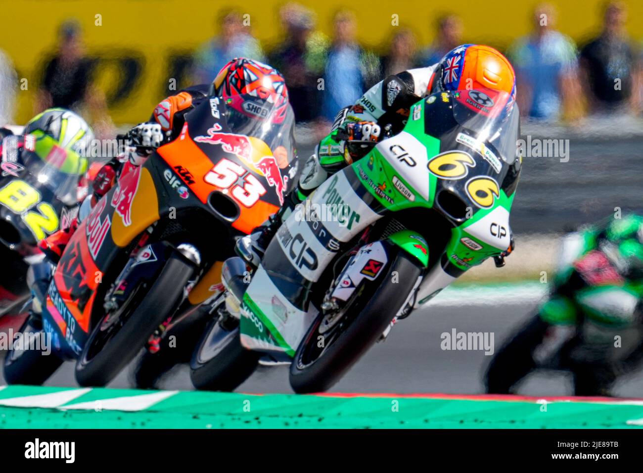 ASSEN, NETHERLANDS - JUNE 26: Joel Kelso of CIP Green Power and ...