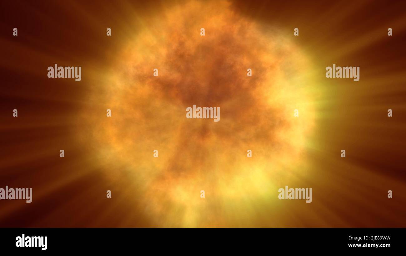 fire flame explosion in space, abstract illustration Stock Photo - Alamy