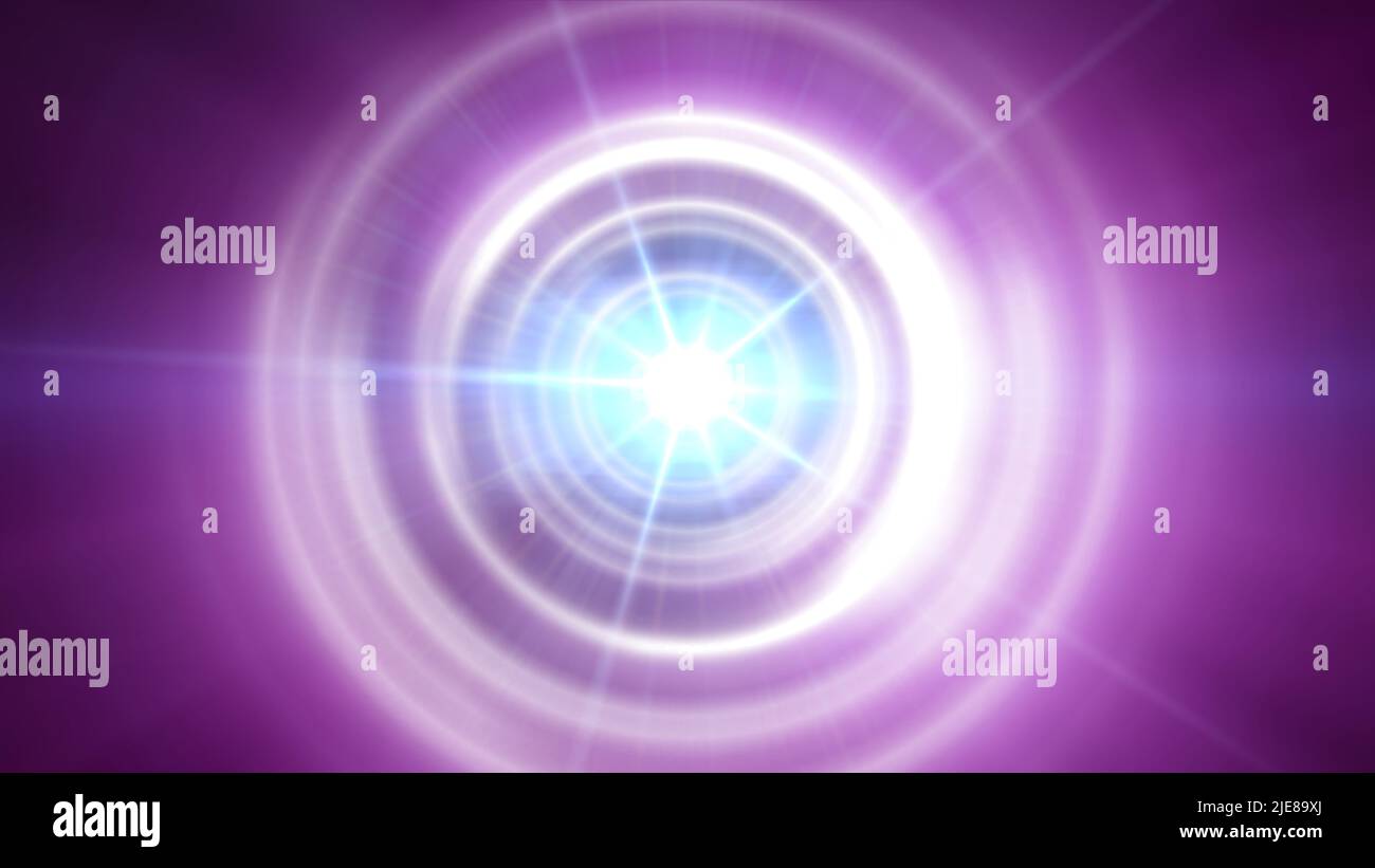 rings light ray Orb neon ray light illustration Stock Photo - Alamy