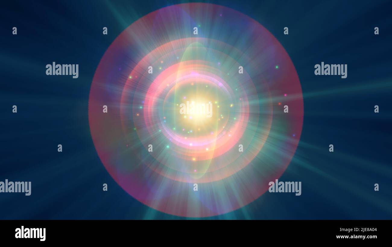 atom light ray glow abstract, 3d render illustration Stock Photo - Alamy
