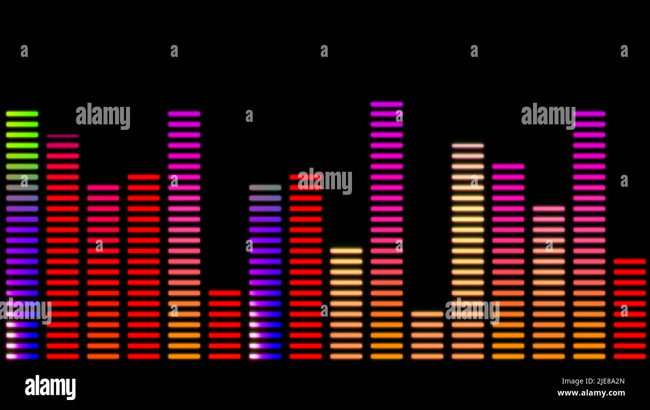 Digital equalizer bar graph, Sound Equalizer Abstract Background ...