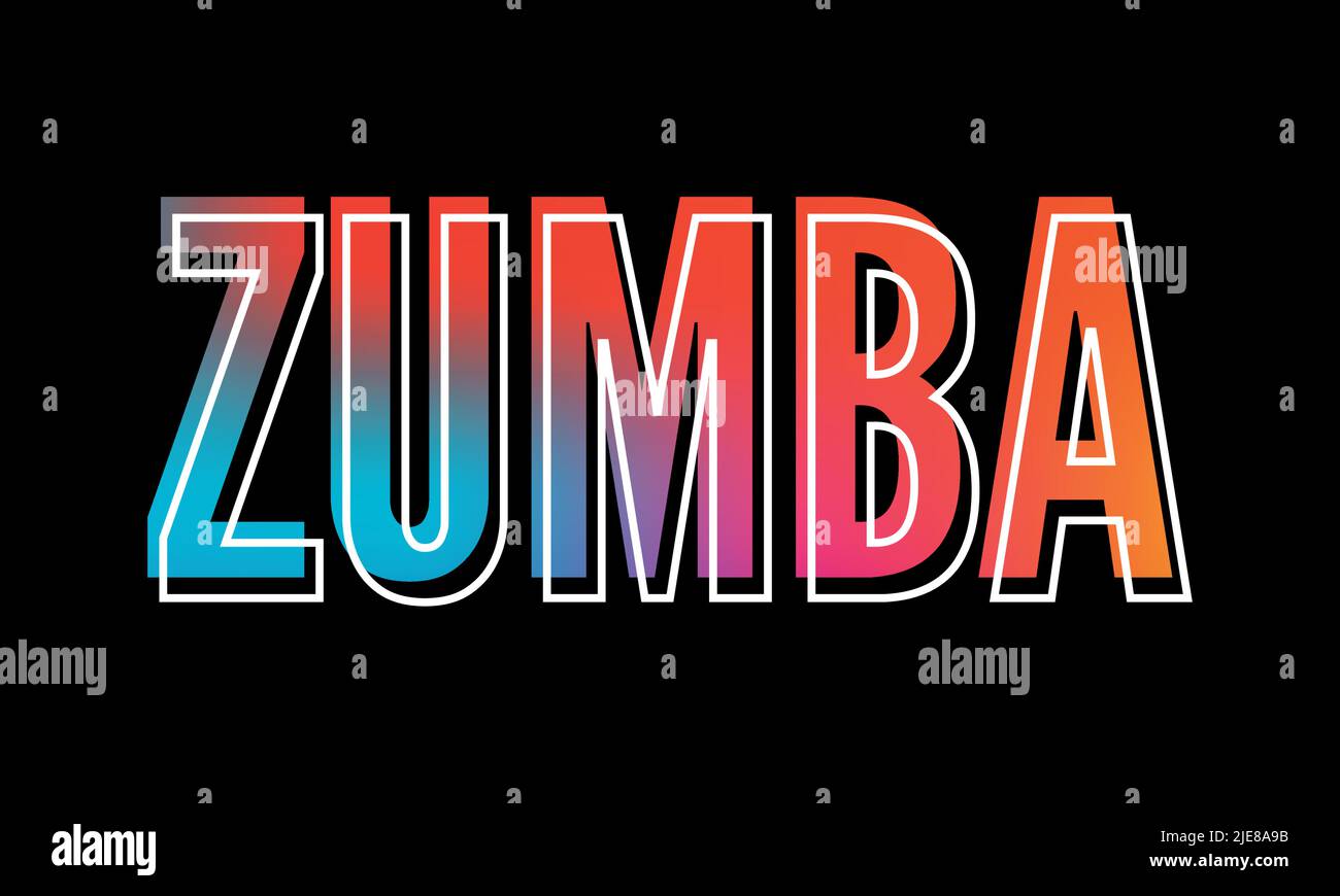 Zumba text Stock Vector Images - Alamy