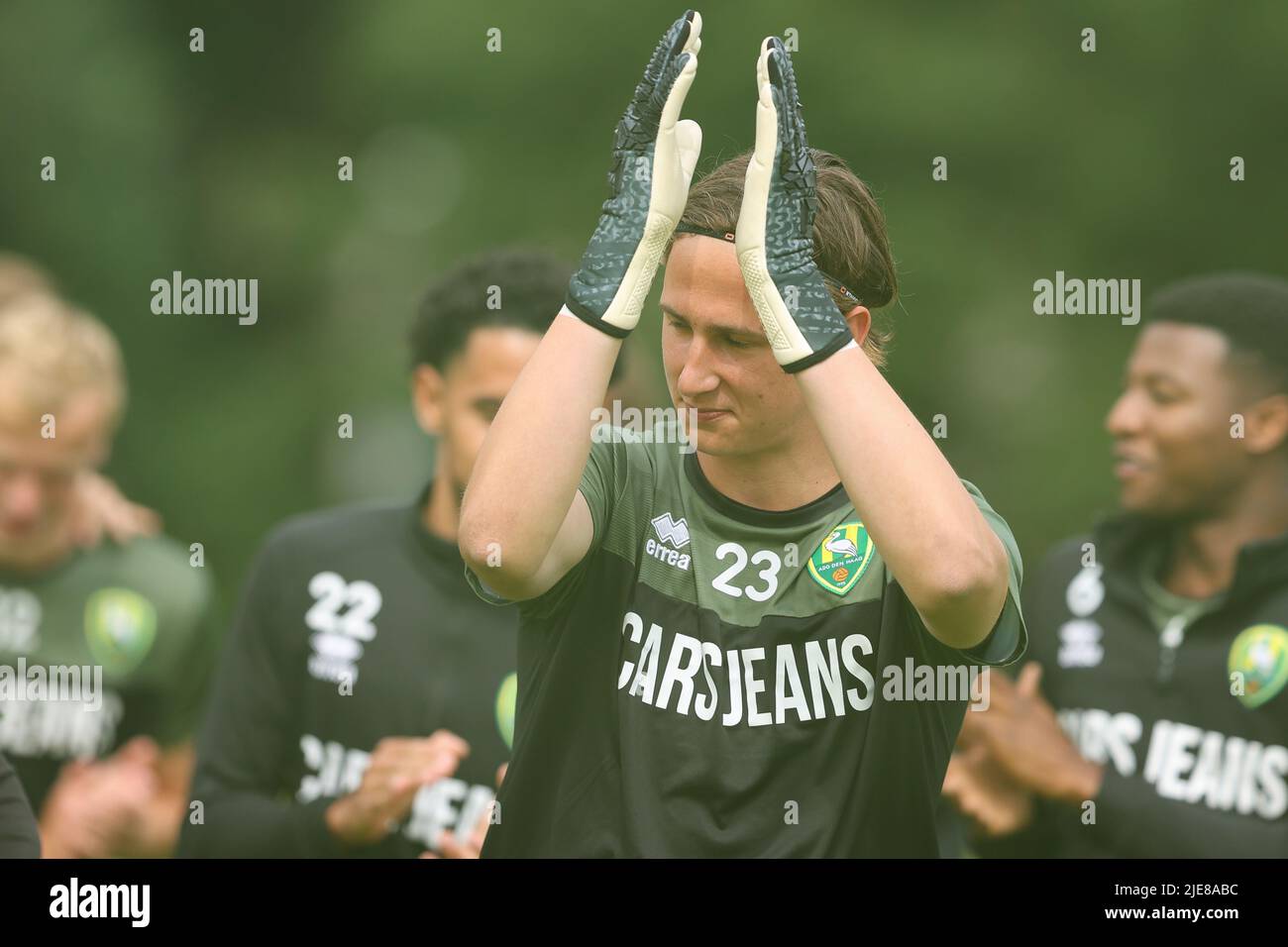 RIJSWIJK, NETHERLANDS - JUNE 26: Hugo Wentges of ADO Den Haag during ...