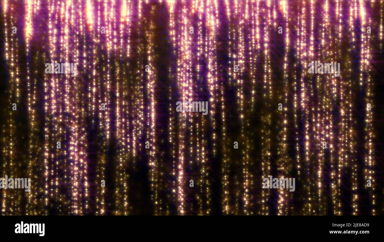 Color glitter flowing particles light sparks backdrop illustration ...